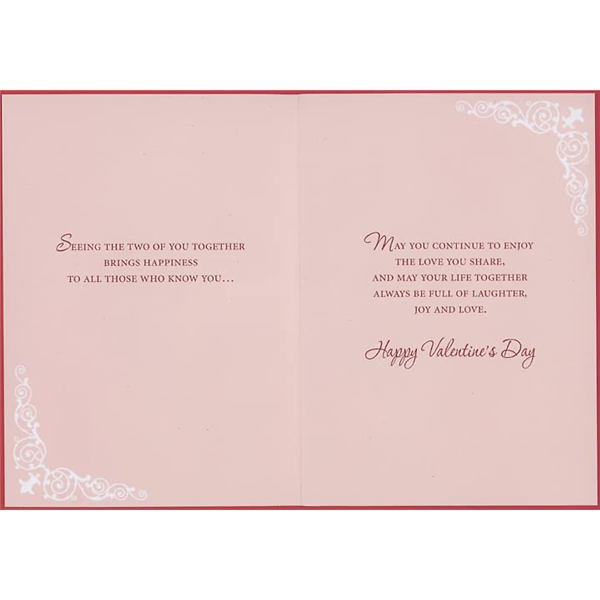 Designer Greetings Bird Silhouette Inside Hanging Green Cage: Perfect Together Valentine's Day Card for Brother and Sister-in-Law