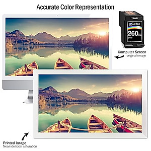 Cartlee Remanufactured Ink Cartridge Replacement for Canon 260 Black Ink Cartridge 260XL for Canon TS6400 Ink Cartridge for Canon TS6420 Ink Cartridge PG-260 Pixma TS5320 TS5300