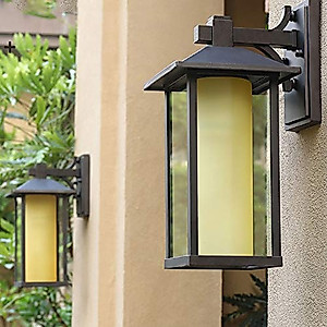 ZSEDP Outdoor Wall Lamp Waterproof Balcony Aisle Corridor Lamp Garden Villa Courtyard Exterior Wall Lamp European Style Wall Lamp Led