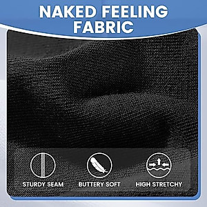 Eyeneen High Waisted Leggings for Women - Full Length Soft Tummy Control Stretchy Yoga Pants Workout Black Reg & Plus Size