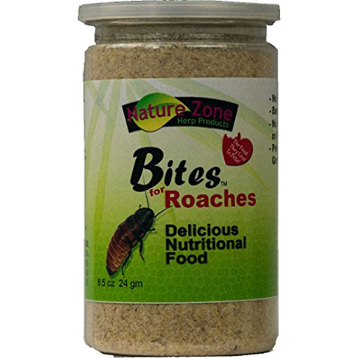 Nature Zone Bites Roach Fine Ground Food, 8.5 Oz