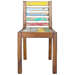 vidaXL Dining Chairs 4 pcs Solid Reclaimed Wood