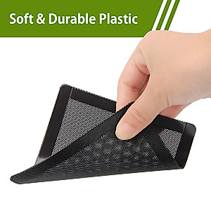 120mm 140mm PC Fan Dust Filter Magnetic Frame Computer Fan Grills Black Dust Mesh PC Cooler Filter Screen Dustproof Case Covers 5 Pack (120 * 120mm)