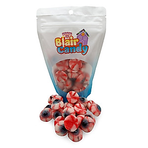 Gummy Eyeballs - 1LB Resealable Stand Up Candy Bag - Halloween Themed Bloody Eyeball Gummies - Scary Novelty Candy for Trick or Treaters and Party Favor Bags
