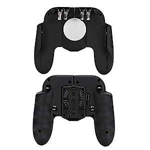 DAUERHAFT Heat Dissipation Gamepad, Push Trigger Design Mechanical Keystroke Feel Game Auxiliary Key for Phones Under 6.5inch for Mobile Phone