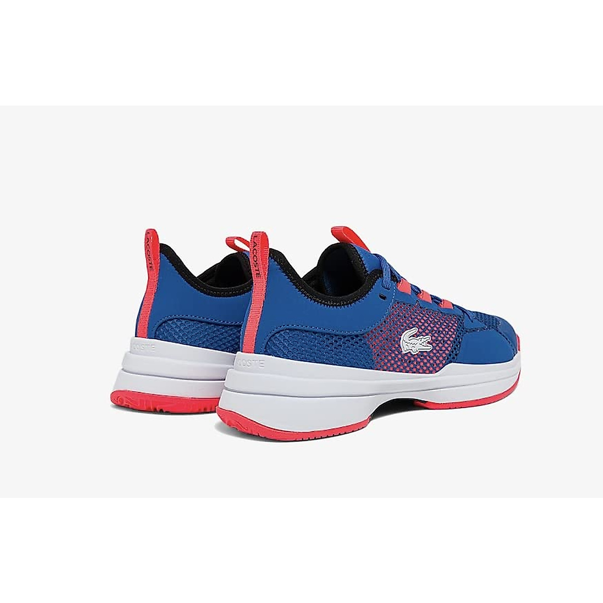 Lacoste Women's AG-LT21 Tennis Shoes, Blue/White (us_Footwear_Size_System, Adult, Women, Numeric, Medium, Numeric_8)