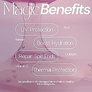 SIMPLY SMOOTH Magic Potion Shampoo Paraben Free Daily Shampoo Restore & Repair Dry, Damaged, Keratin Depleted Hair Hydrate & Create Soft, Healthy Hair For All Hair Type 8.5oz