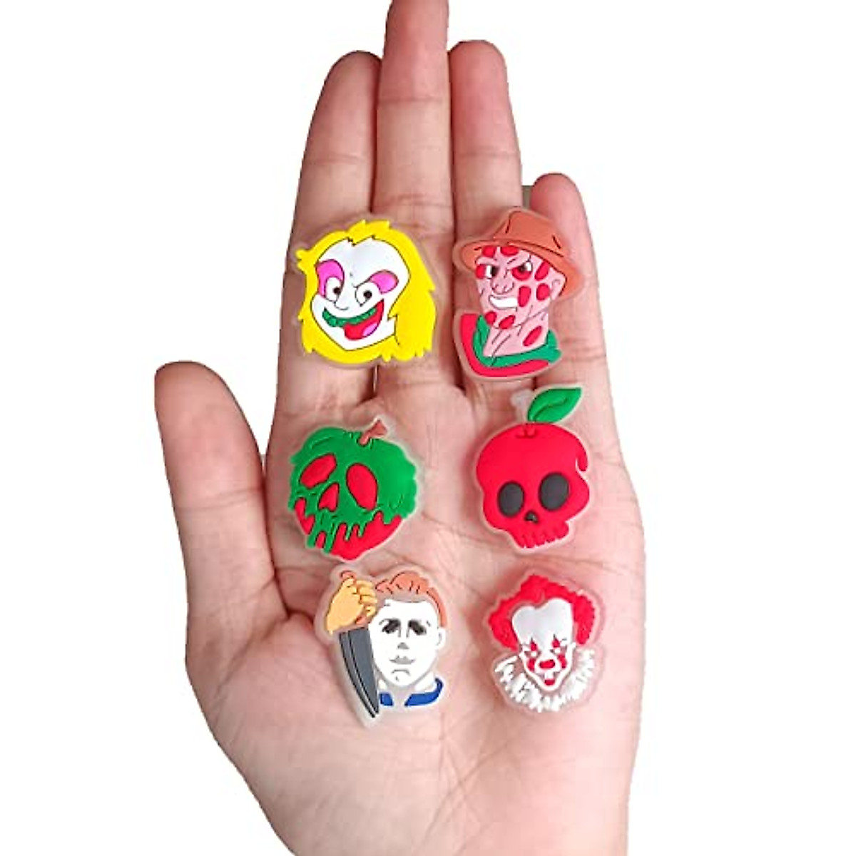 18Pcs Halloween Straw Toppers Glowing Cartoon Charms Cute Ghosts Skull Straw Tips for Halloween Party PVC Straw Decoration(SUITABLE FOR3-6MM/0.11-0.23IN STRAW)…