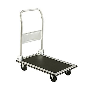Safco Products Tuff Truck Large Platform Utility Hand Truck, Gray