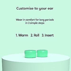Aurora Silicone Ear Plugs Soundbloc™- 6 Pairs Quiet Ear Plugs for Sleep Moldable Ear Plugs Custom Ear Plug Ear Plugs for Noise Reduction Reusable Soft Silicone Earplugs The Earplug for Sleep Size S/M