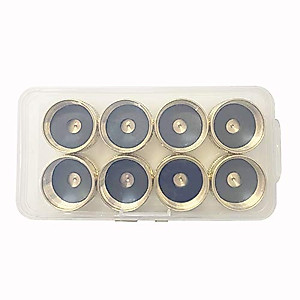 YOUHO Propane Tank Cap Solid Brass Refill 1lb for Outdoor Camping Stove Cooking, FengJin Propane Cap to Prevent Gas Leaking, Propane Bottle Cap with Brass Construction(8 Packs)