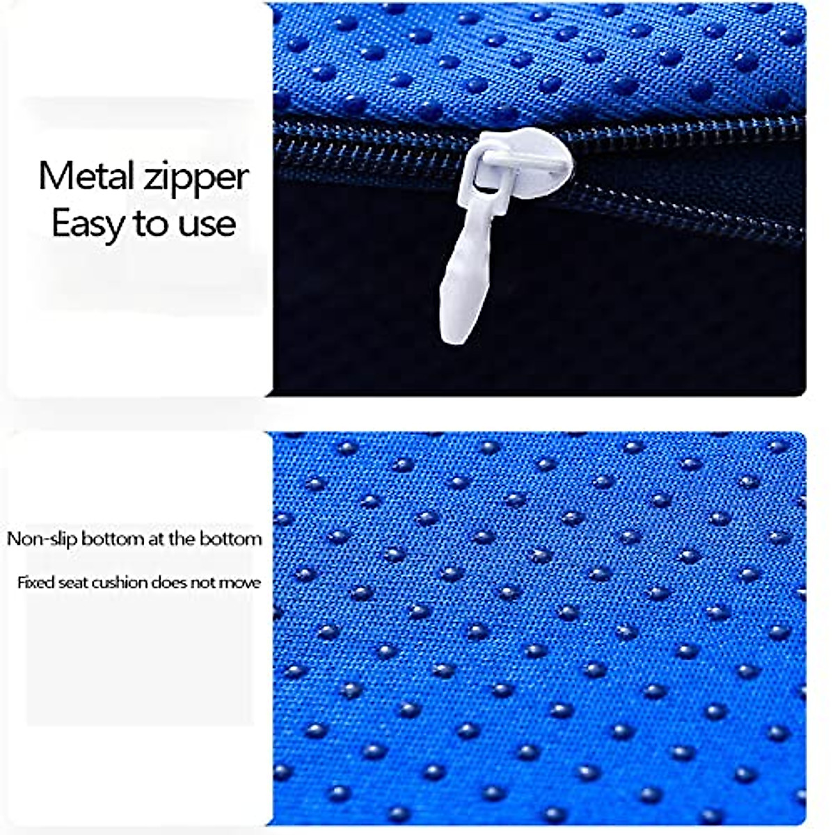 PSDNBFC Cushion for coccygeal Sciatica, Hemorrhoids and Back Pain, Memory Foam Ergonomic Sitting Office Chair, Wheelchair Cushion (Purple 2)