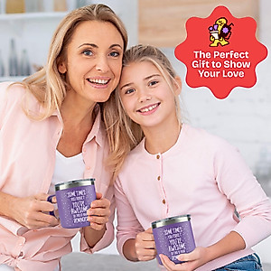 Inspirational Gifts for Women –Stainless Steel Coffee Purple Mug/Tumbler 14oz “Sometimes You Forget You’re Awesome” – Idea, Thank You, Motivational, Best Friend, Her, Female, Friendship, Birthday