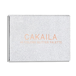 Glitter Eyeshadow Palette, 40 Colors Highly Pressed Pigmented Metallic Shimmer Sparkly Glitter Eyeshadow Makeup Pallet Palettes,Pink Blue Green Red Gold Purple Eye Shadow Powder Long Lasting