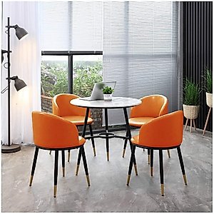 Kitchen Table Set, Conference Reception Room Coffee Table with Chair, Tables and Chairs for Tea Shop Bakery Dessert Shop Study Room Office Shopping Mall Conference Room Hall Barber Shop (Color : Gray)
