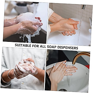 NOLITOY 4 Pcs Water Tray Bathroom Drip Tray Bark Hand Dispenser Foam Hand Soap Dispenser Electric Foam Soap Dispenser Catch All Soap Dispenser Trays Wall Dispensing Tray Household Plastic