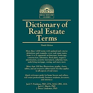 Dictionary of Real Estate Terms (Barron's Business Dictionaries)