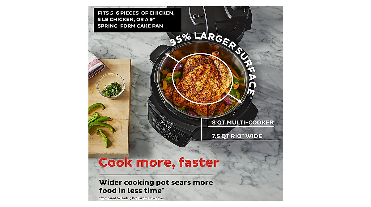 Instant Pot RIO Wide Base: 7-in-1 Kitchen Revolution