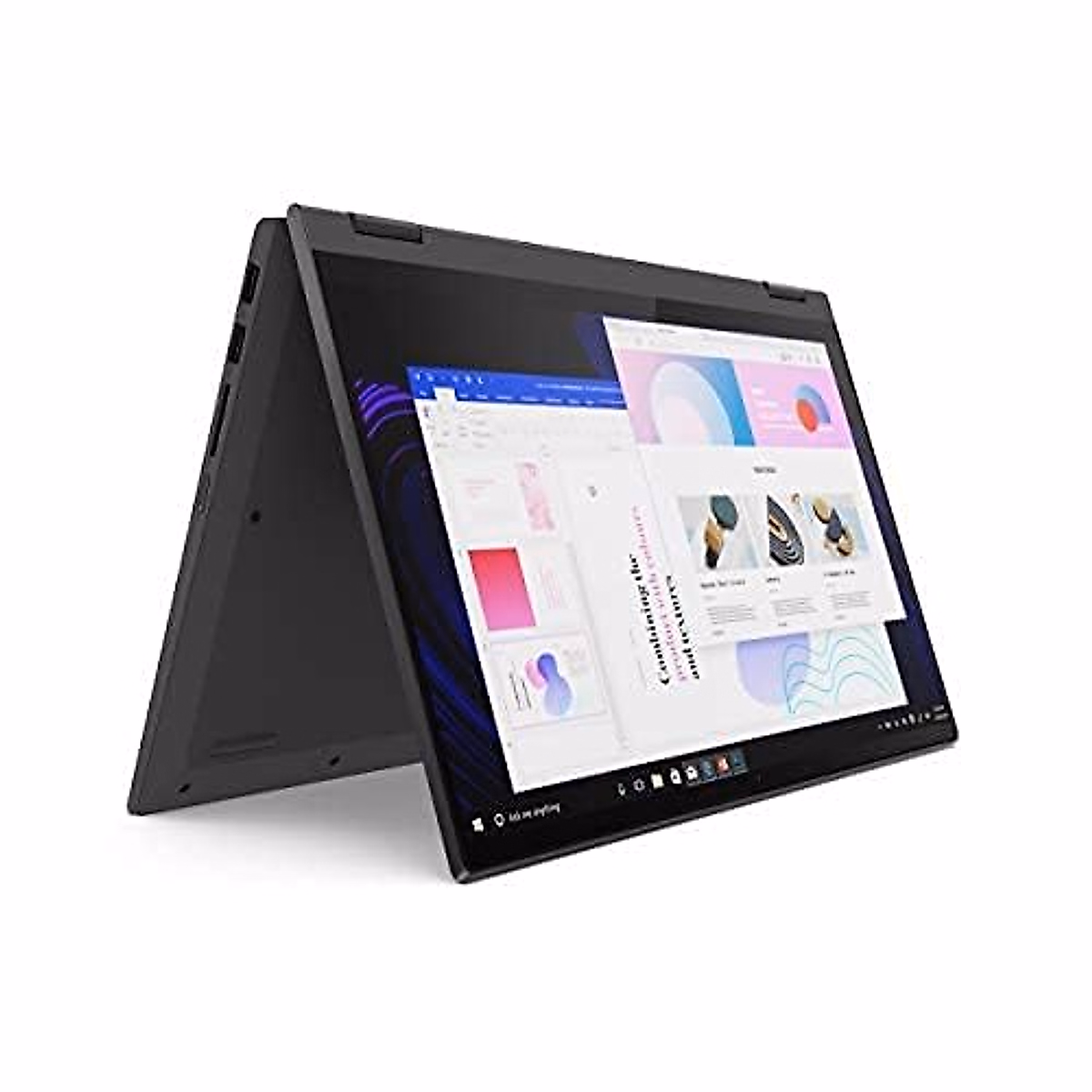 Lenovo 2022 IdeaPad Flex 5 2-in-1 14" FHD IPS Touchscreen Laptop, Intel Core i3-1115G4 Processor, 4GB RAM, 128GB SSD, HDMI, WiFi, Bluetooth, Webcam, Windows 10 S, Abyss Blue, IFT 32GB USB Drive