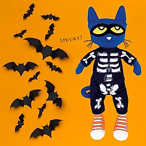 MerryMakers PETE The CAT: Spooky PETE Plush Toy, 14-Inch, Based on The bestselling Children's Books by James Dean and Kimberly Dean