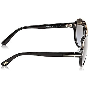 Tom Ford 0334S 01P Black/Gold Dimitry Pilot Sunglasses Lens Category 3 Lens M