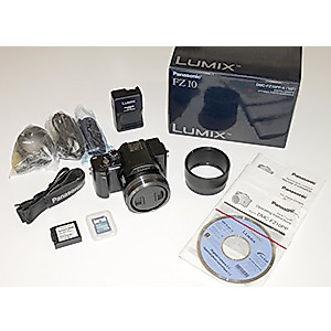 Panasonic Lumix DMC-FZ10K 4MP Digital Camera with 12x Optical Zoom (Black)