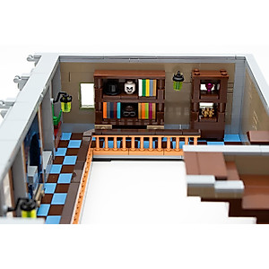 General Jim's New York Sanctorum Sanctum - Magic Library Santuary Modular City Bulding Blocks Set | Compatible with Lego City Sets and All Major Brands