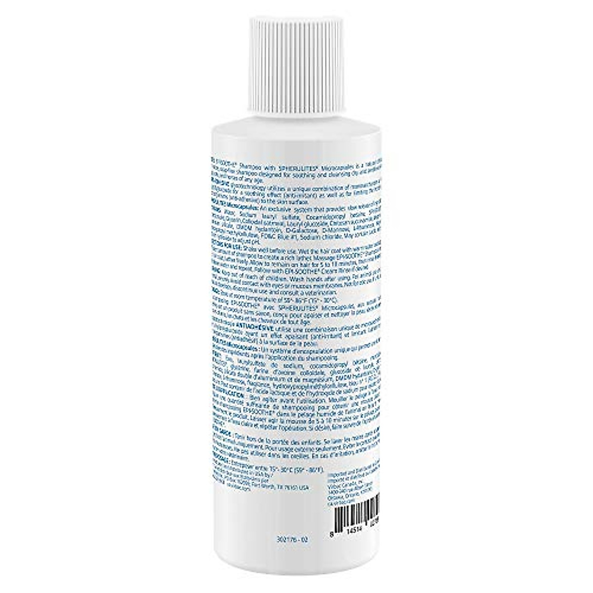 Virbac Epi-Soothe Pet Shampoo For Dogs, Cats & Horses (8 oz) - For Dry or Sensitive Skin