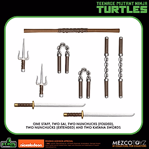 Mezco - 5 Points Plus - Teenage Mutant Ninja Turtles Deluxe Set
