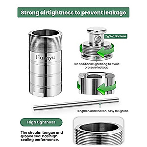 Huanyu 50ml PTFE Lined Hydrothermal Synthesis Autoclave Reactor 200℃ 3Mpa with PTFE Chamber High Pressure Digestion Tank Stainless Steel vessel Kettle for lab corrosion resistance