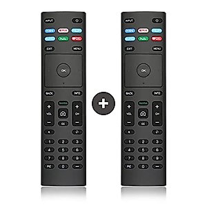 【Pack of 2】 Universal Remote for Vizio Smart TV, 2 Piece Replacement for Vizio-Smart-TV-Remote, XRT136