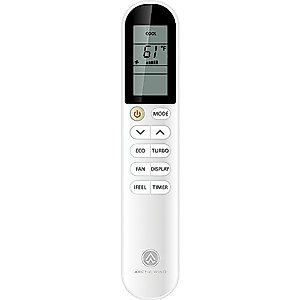 Arctic Wind 115V 12,000 BTU Window Air Conditioner and Dehumidifier for Small-Medium Rooms up to 550 Sq.Ft., Powerful Cooling Window AC Unit with Remote Control, Timer and Adjustable Air Direction