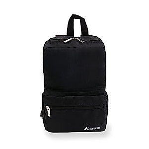 Everest Junior Ripstop Backpack, Black, One Size