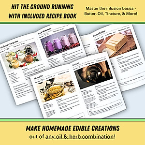 Ghost Infuser - Herbal Botanical Extractor and Oil Infusion Machine - Fully Customizable Settings - Easy to Use to Make Your Own Infused Oil Edibles & Treats