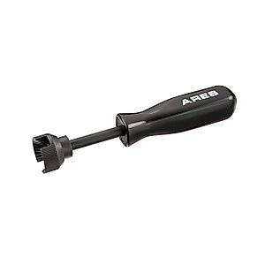ARES 70191 - Brake Spring Compressor Tool - Provides Leverage to Remove and Install Stubborn Hold-Down Springs of Drum Brakes