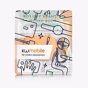 kwmobile - Case Compatible with Apple Airpods Pro - Case Glow in The Dark Cover Made of Silicone - Orange