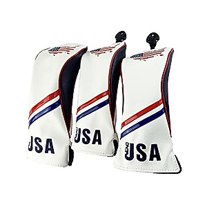 barenx Golf Club Headcovers (3 Count), Golf Head Covers Driver 1 3 5 Woods Club