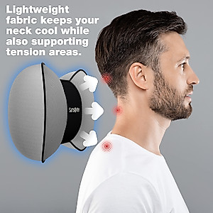 SAMSONITE, Travel Neck Pillow for Car or SUV, Boost your DRIVING COMFORT, High Grade - Memory Foam, Comfortable Headrest Cushion, Fits ALL VEHICLES, Gray…