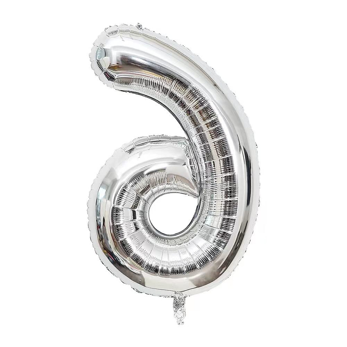 40 Inch Starry Sky Gradient Number 6 Balloons for 6th Birthday Party Decorations. (6)