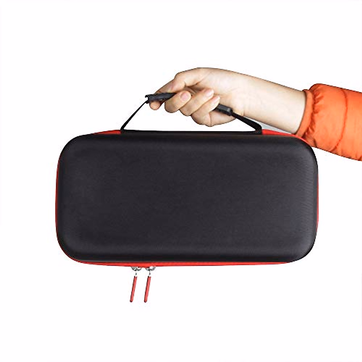 Hermitshell Hard Travel Case for HyperX QuadCast - USB Condenser Gaming Microphone (Red+Black)