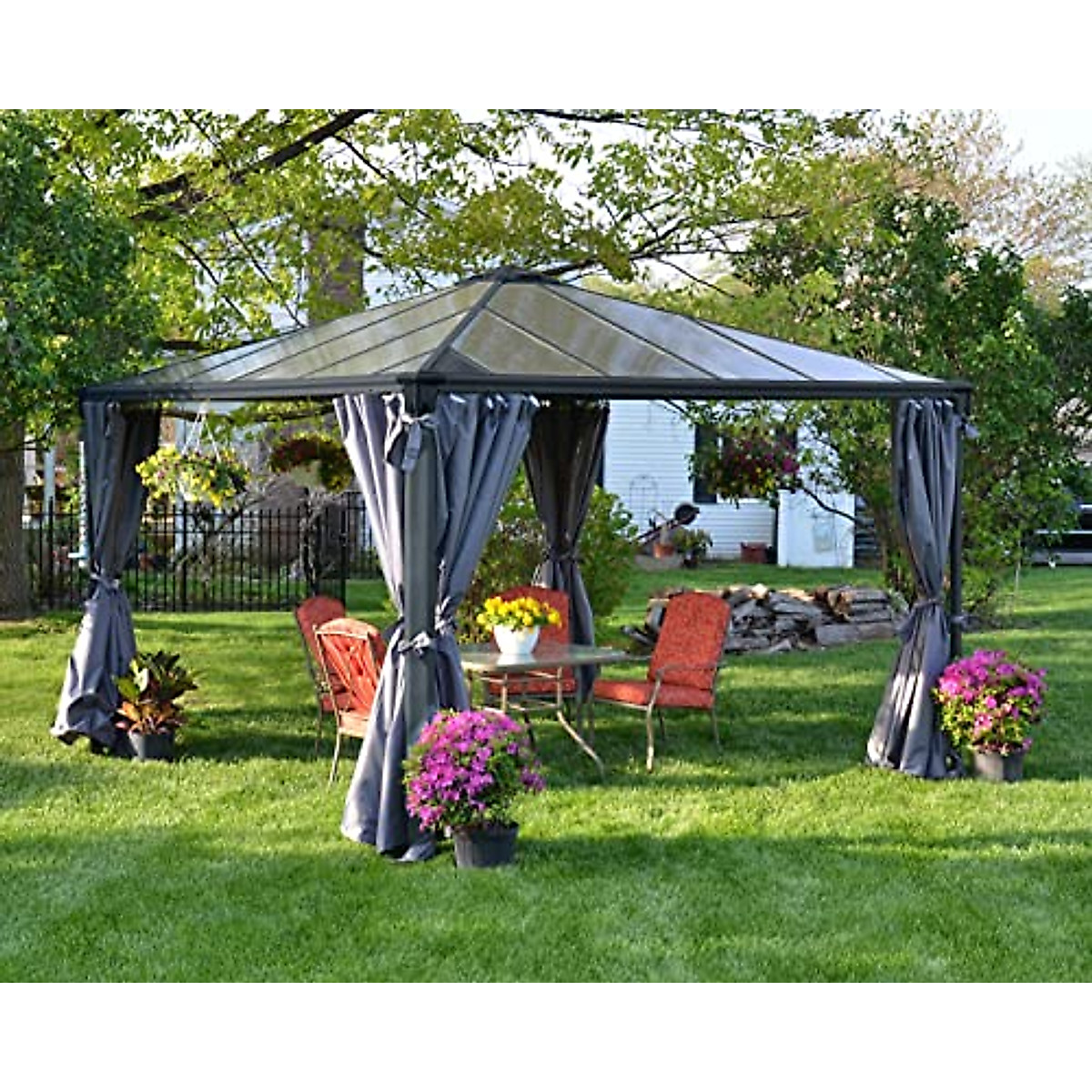 Palram - Canopia Palermo 3600 12' x 12' Gazebo