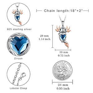 Peireara Axolotl Necklace for Women 925 Sterling Silver Axolotl Pendant Necklace Ctue Animal Axolotl Jewelry Gift for Women Mother