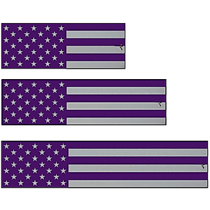 White Water Archery Purple American Flag Colors Reflective Arrow Wraps 15 Pc Pack Choose Length Width (5, 1)