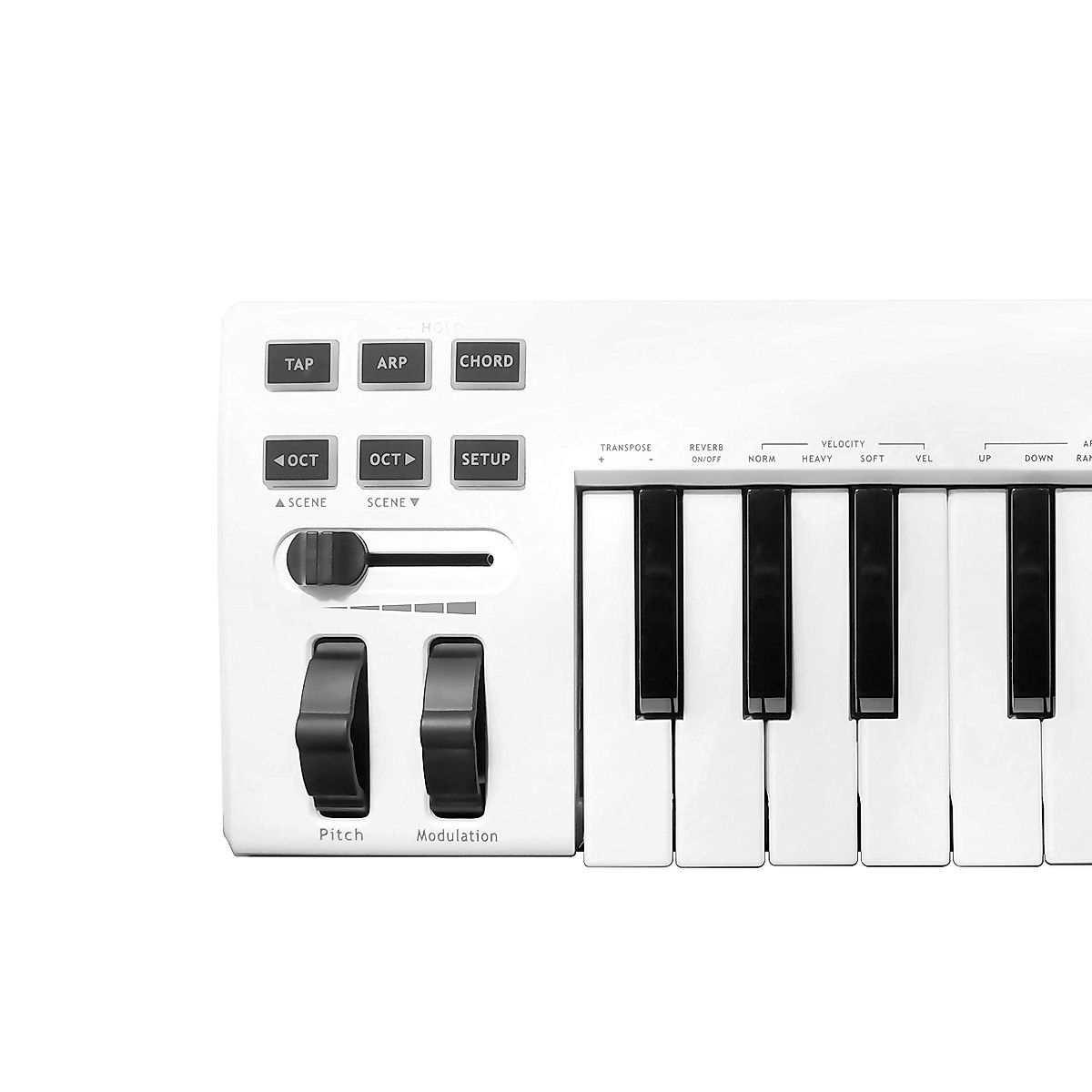 MIDIPLUS AKM320L MIDI Keyboard Controller, white, 32-key