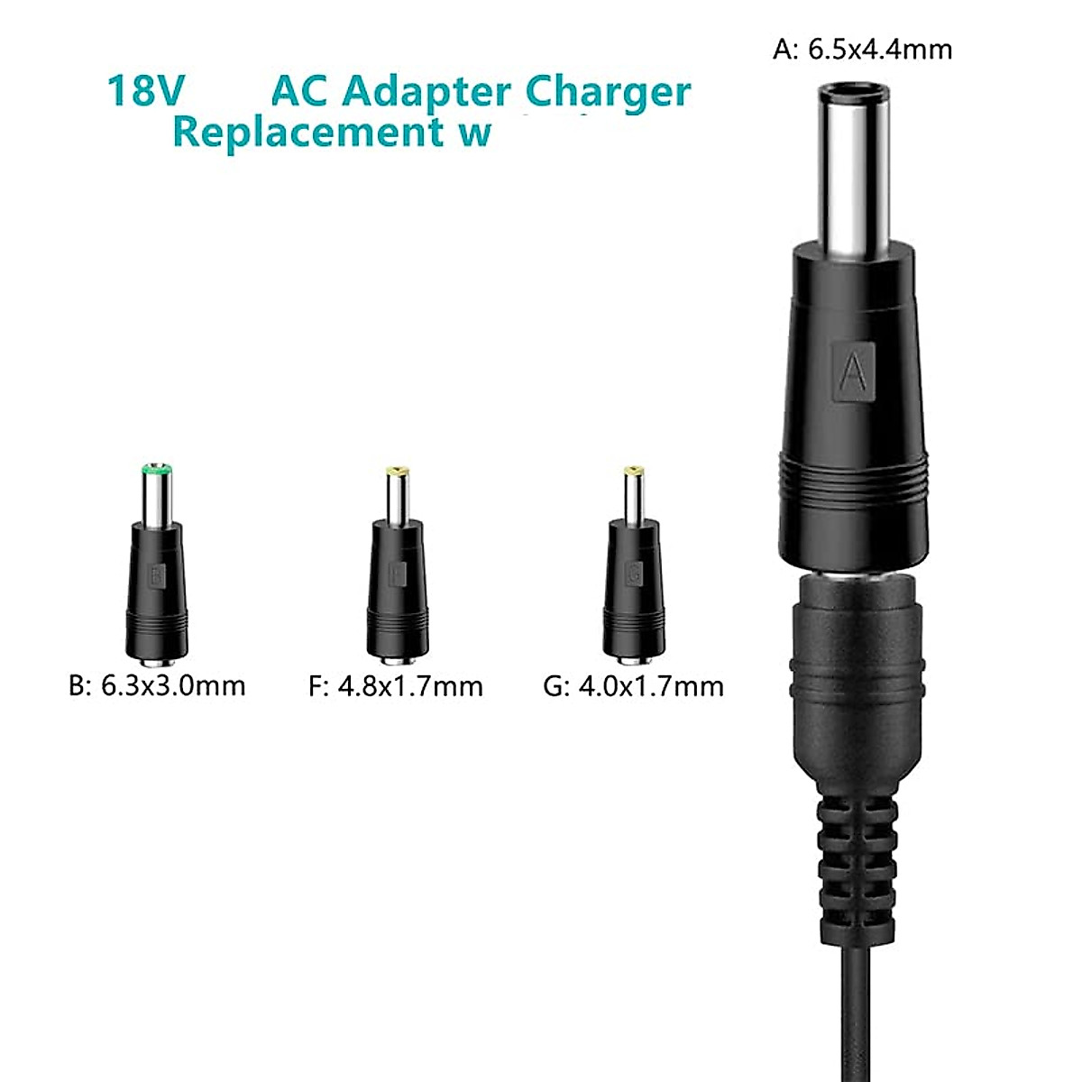 18V 2.5A AC DC Power Supply Adapter Compatible for Altec Lansing Rockbox XL IMW999 STL Altec Lansing IMW889 IMW1500 T612 Speaker, Brookstone Big Blue Studio Party Bluetooth Speakers Charger Cable Cord