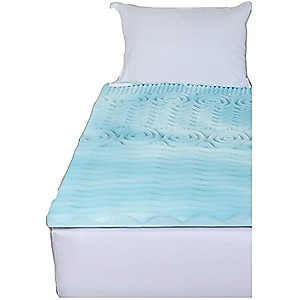 Memory Foam Mattress Topper Cot Size Fits Camp Cots Perfect for Kid’s sleepaway Camp and Also fits RV beds