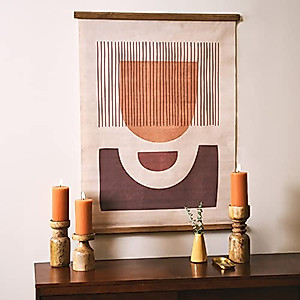 Main + Mesa Modern Boho Wood Scroll Wall Décor