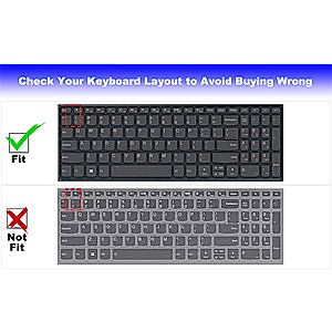 MUBUY Keyboard Cover for Lenovo IdeaPad 3 15 15.6 17.3 |Lenovo Yoga C740 C940 15.6 |Lenovo Ideapad 320 330 330s 340s 520 S540 720s 130 S145 L340 S340 V330 V130 |ThinkBook 15 -Mint Green