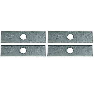 Peach Country Edger Blade 2" W X 8" L X .120" THK with 1 Inch Center Hole 375-301 for Green Machine,Husqvarna,Shindaiwa,Echo,Red Max,Ryobi (4)