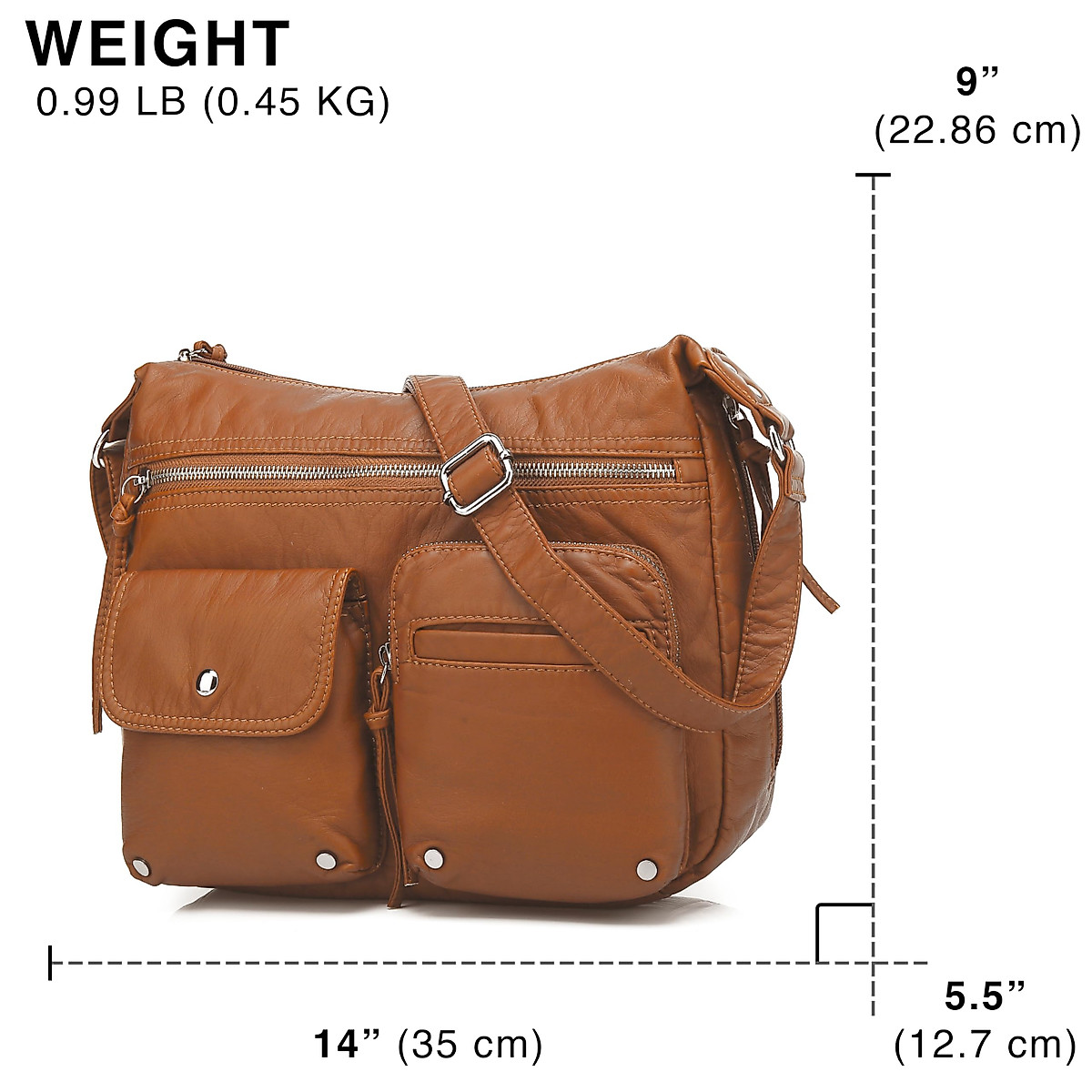 Scarleton Crossbody Bags for Women, Crossbody Purses for Women, Women's Crossbody Handbags with Multiple Pockets, H180035 - Turquoise Green